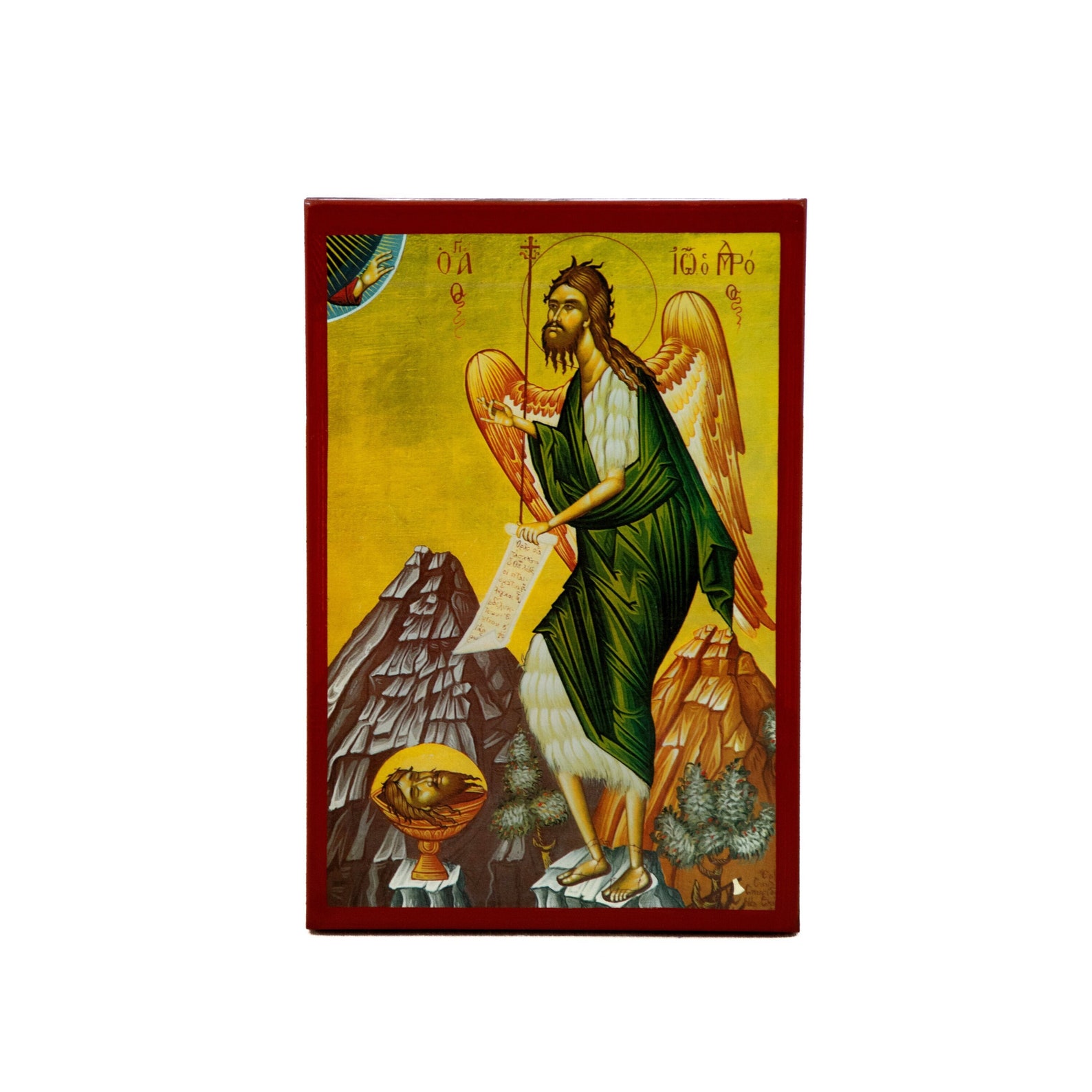 Saint John Icon Handmade Greek Orthodox Icon of St John | Etsy