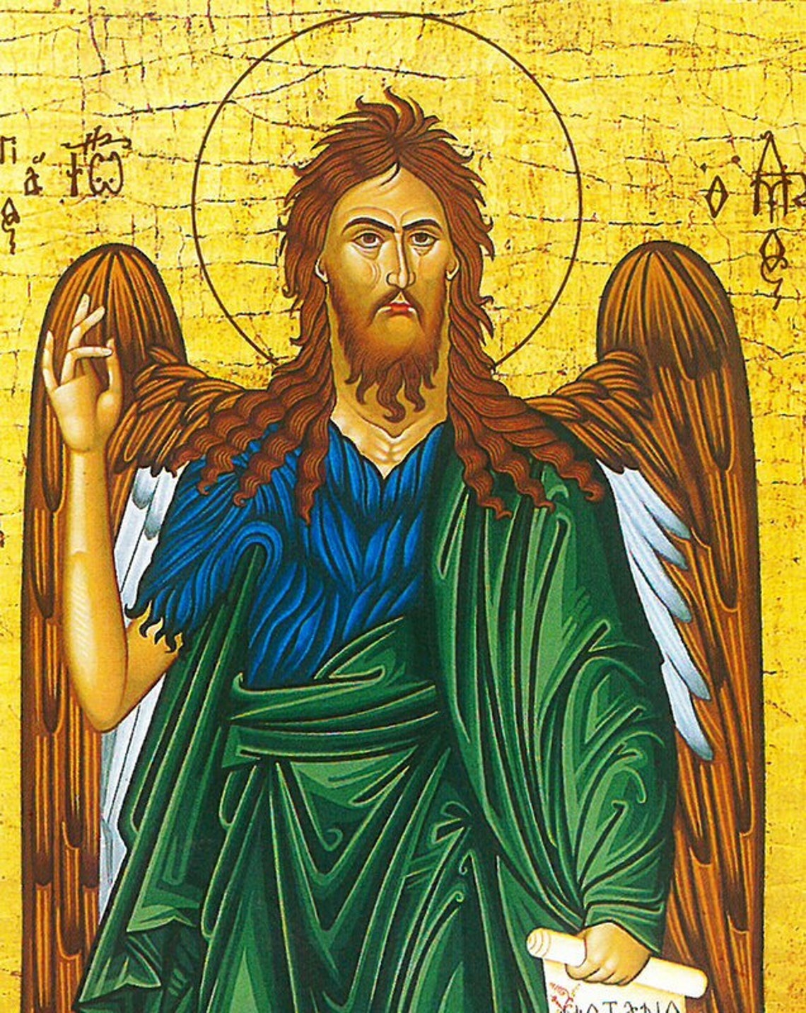 Saint John Icon Handmade Greek Orthodox Icon of St John - Etsy