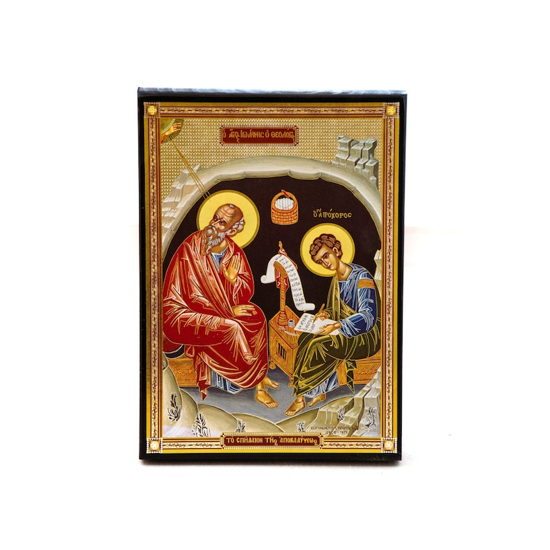 Saint John Evangelist Icon Orthodox Icon of the Apocalypse | Etsy