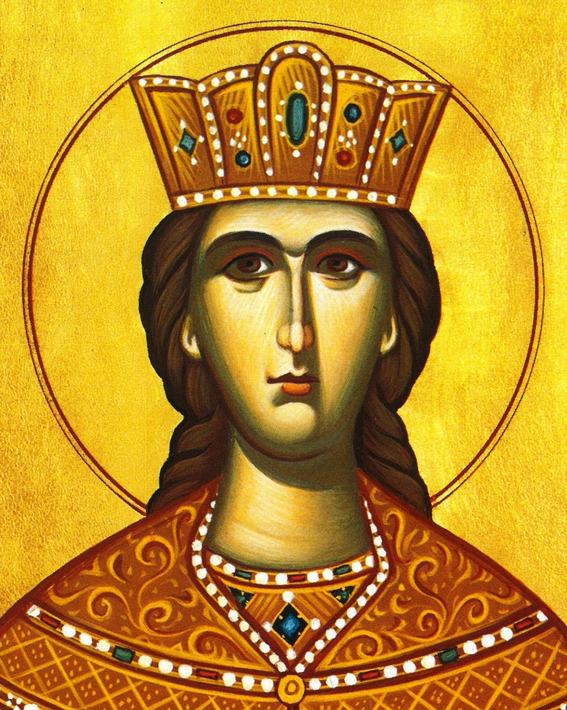 Saint Irene Icon Handmade Greek Orthodox Icon of St Irene of - Etsy