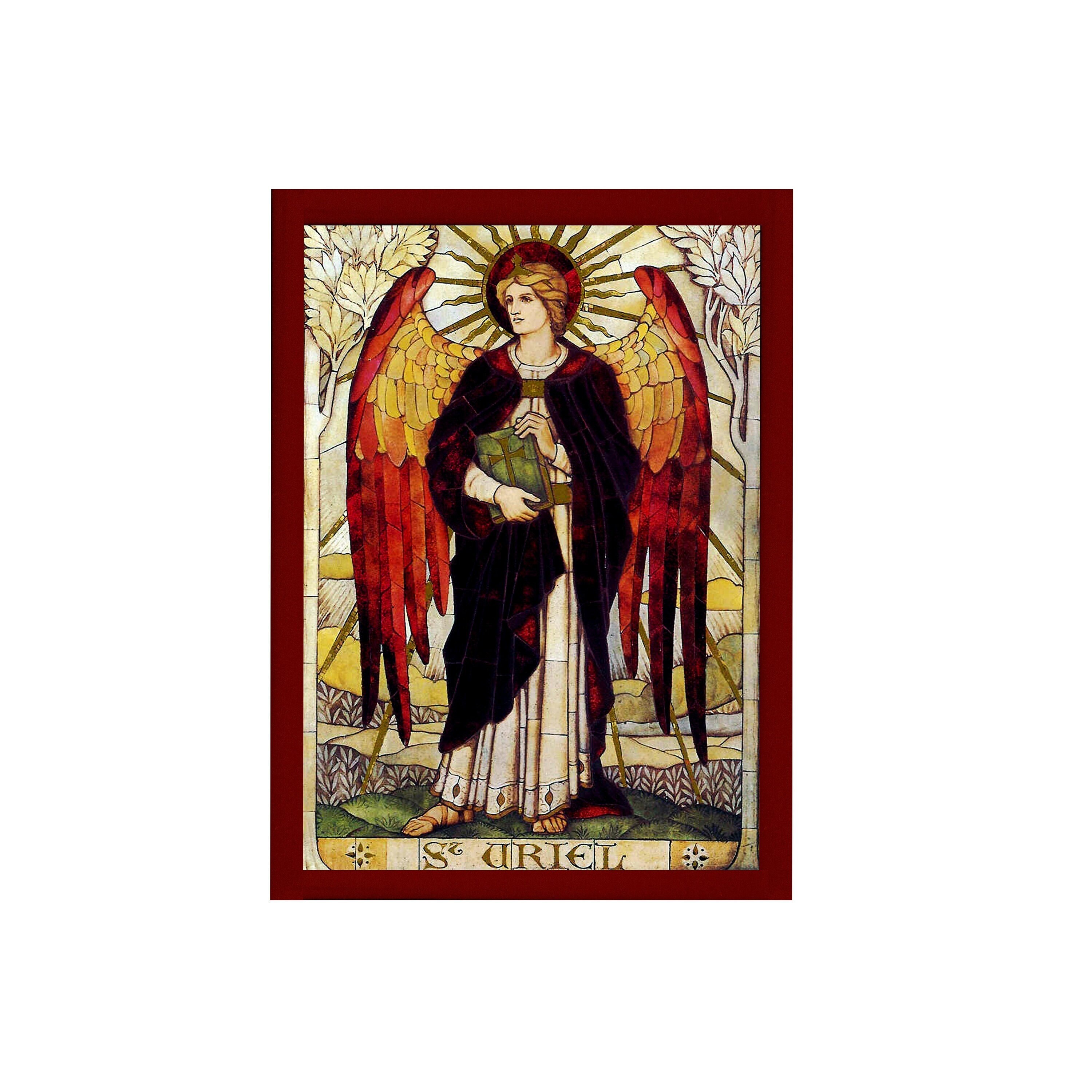 Archangel Uriel Icon Handmade Greek Orthodox Icon of St - Etsy Australia