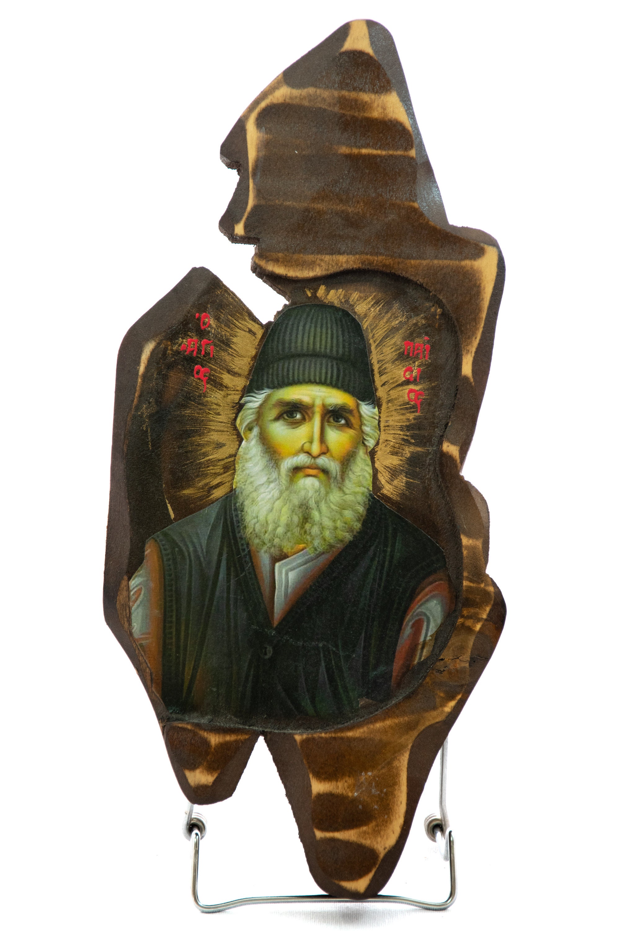Saint Paisios of Mount Athos icon Handmade Greek Orthodox | Etsy
