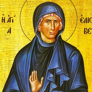 Saint Elizabeth Icon, Handmade Greek Catholic Orthodox Icon of St ...