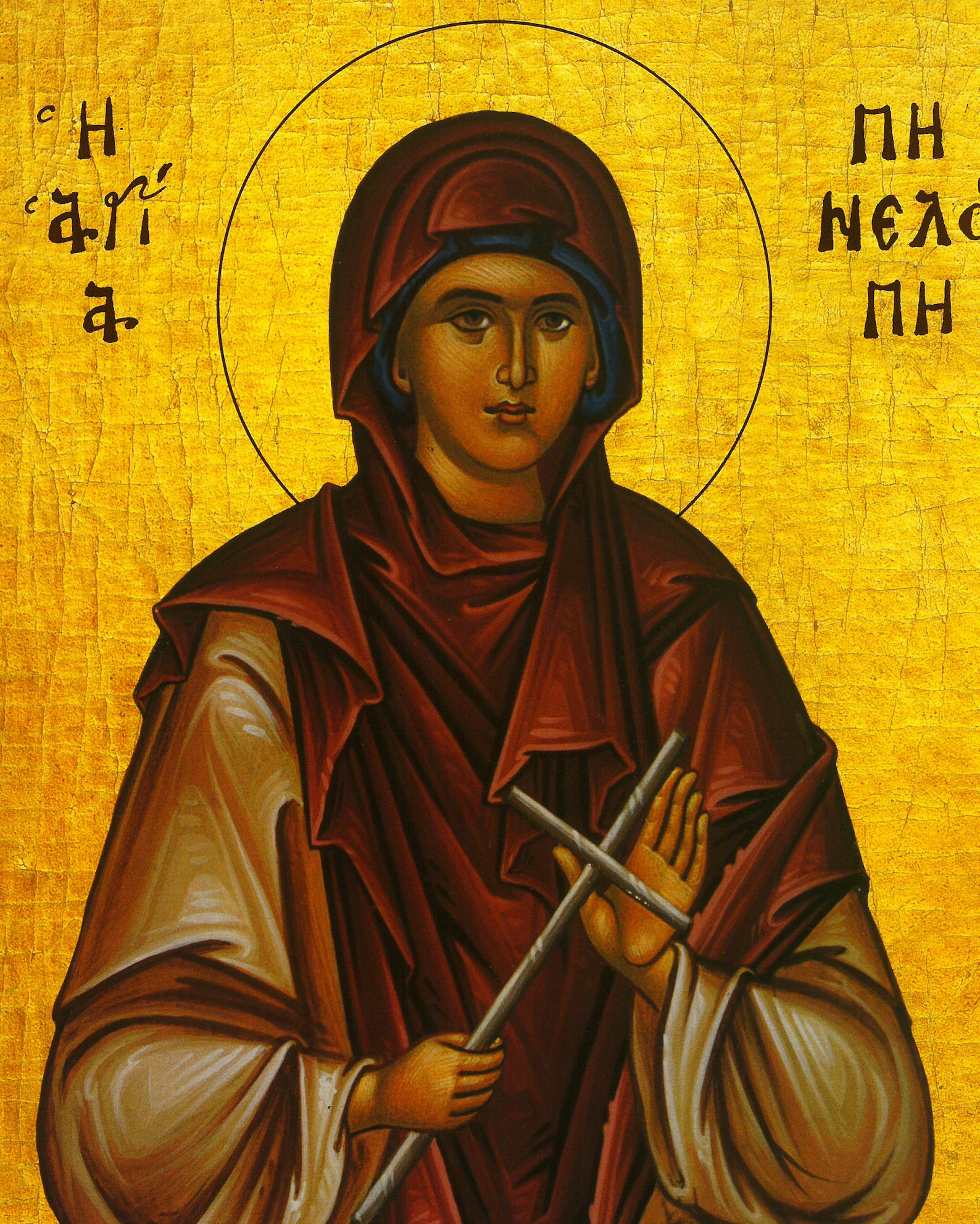 Saint Penelope icon Handmade Greek Orthodox icon of St | Etsy