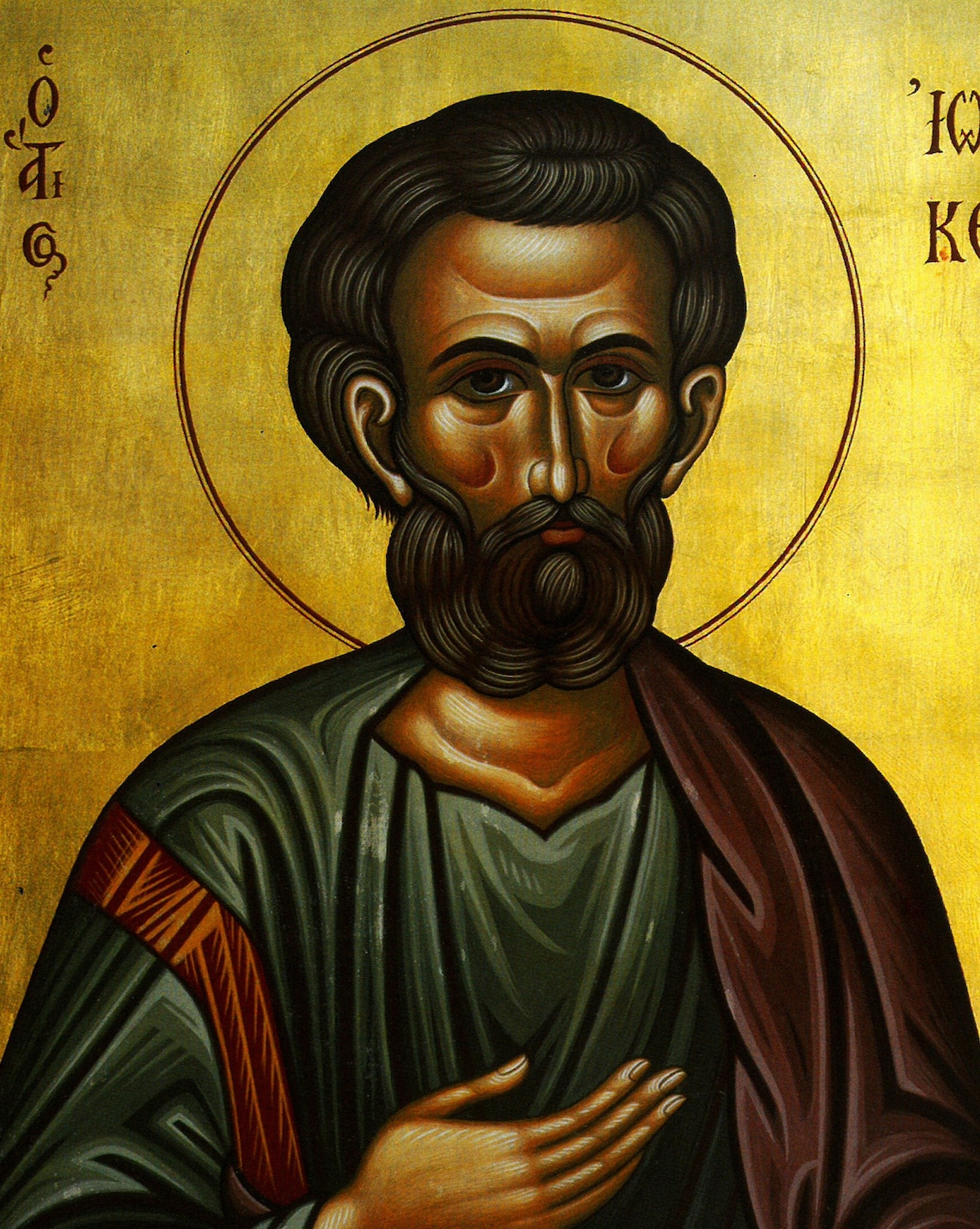 Saint Joachim Icon Handmade Greek Orthodox Icon St Joachim - Etsy
