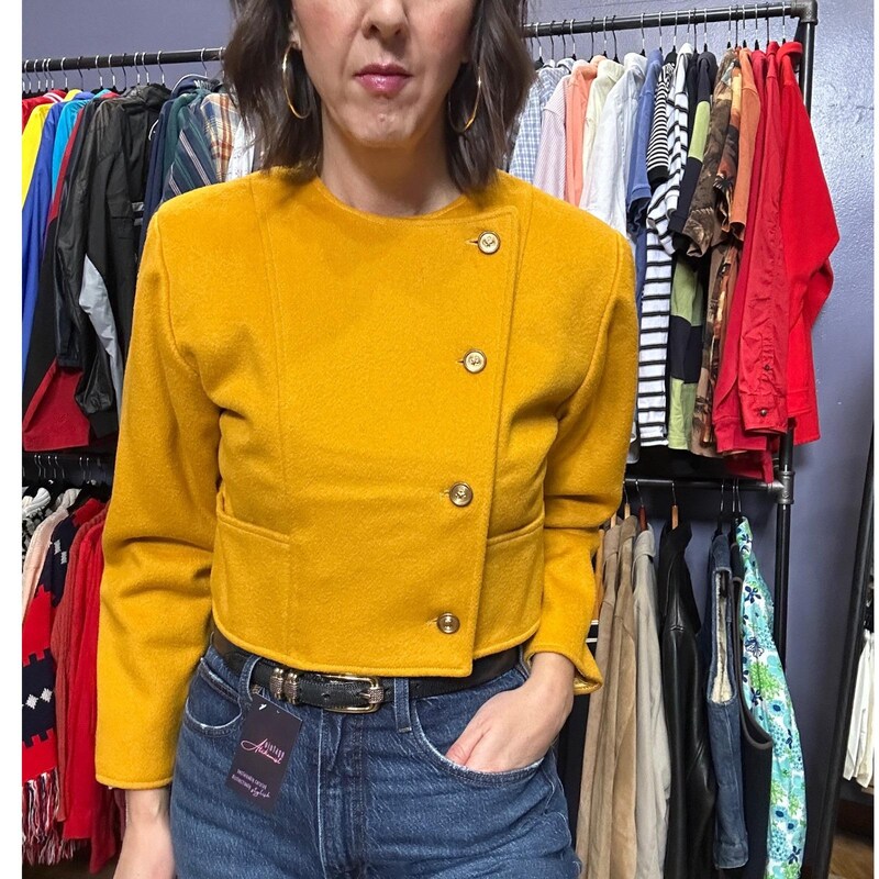 Wool Cropped Jacket - Etsy