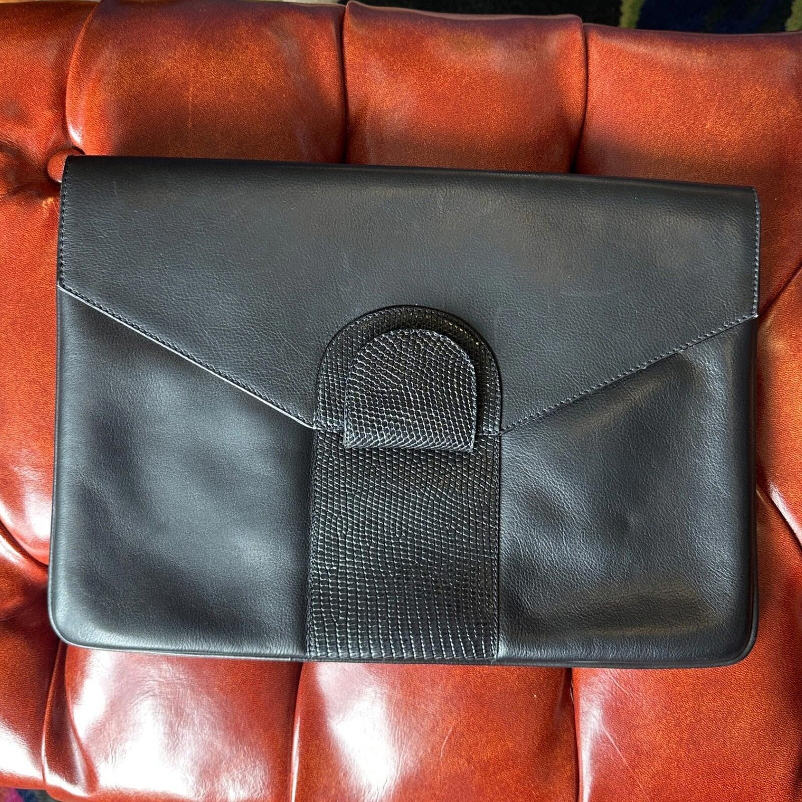 Morandó Italy Leather Clutch Bag Designer Evening Party Purse ...