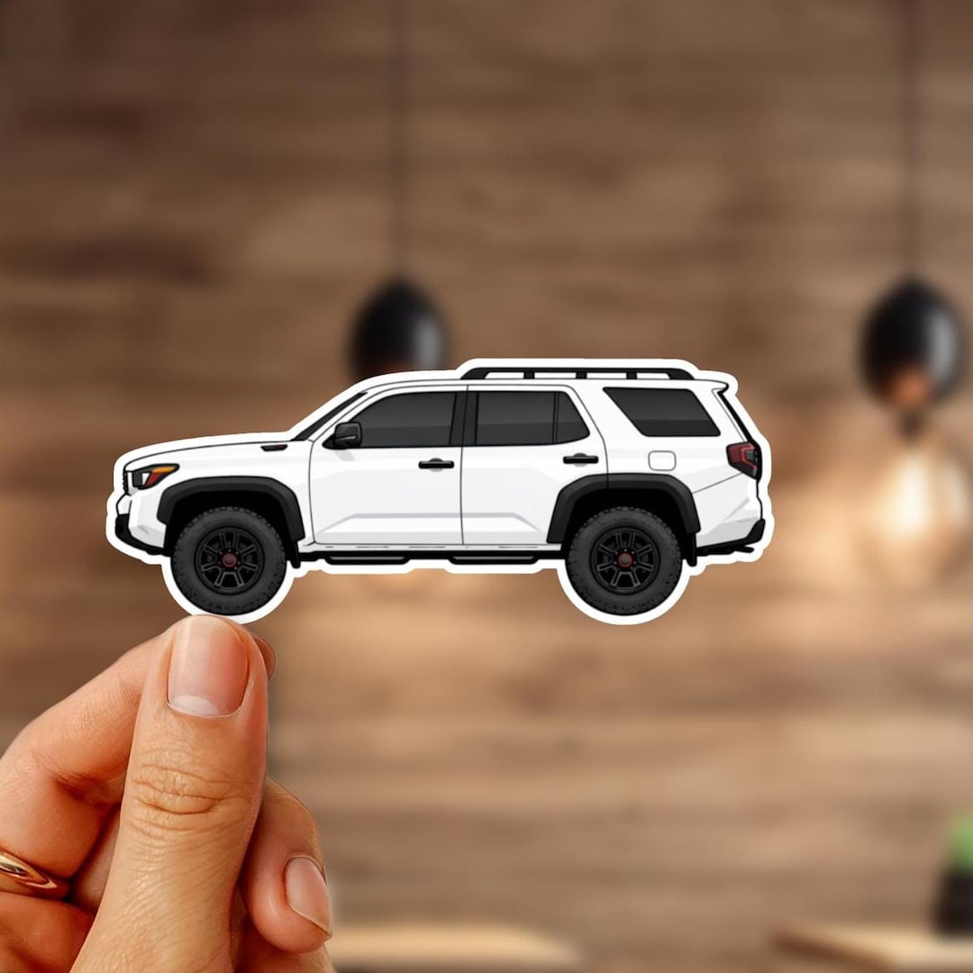 4runner TRD Pro Side Profile Sticker | off Road SUV Decal | Toyota ...