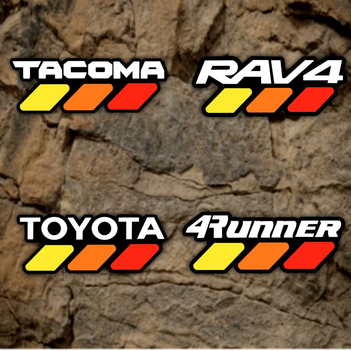 RAV4 Sticker, RAV4 Holographic Sticker, Toyota Sticker, Toyota ...