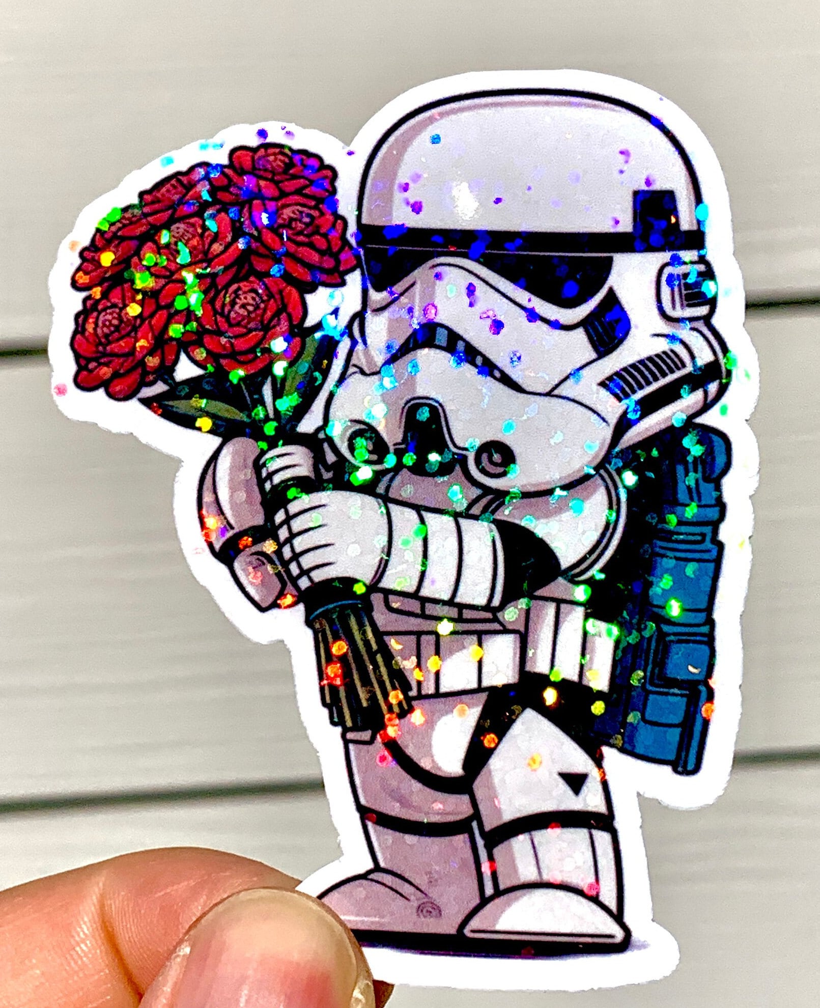 Stormtrooper, Flowers, Bouquet of Flowers, Flower Sticker, Star Wars ...