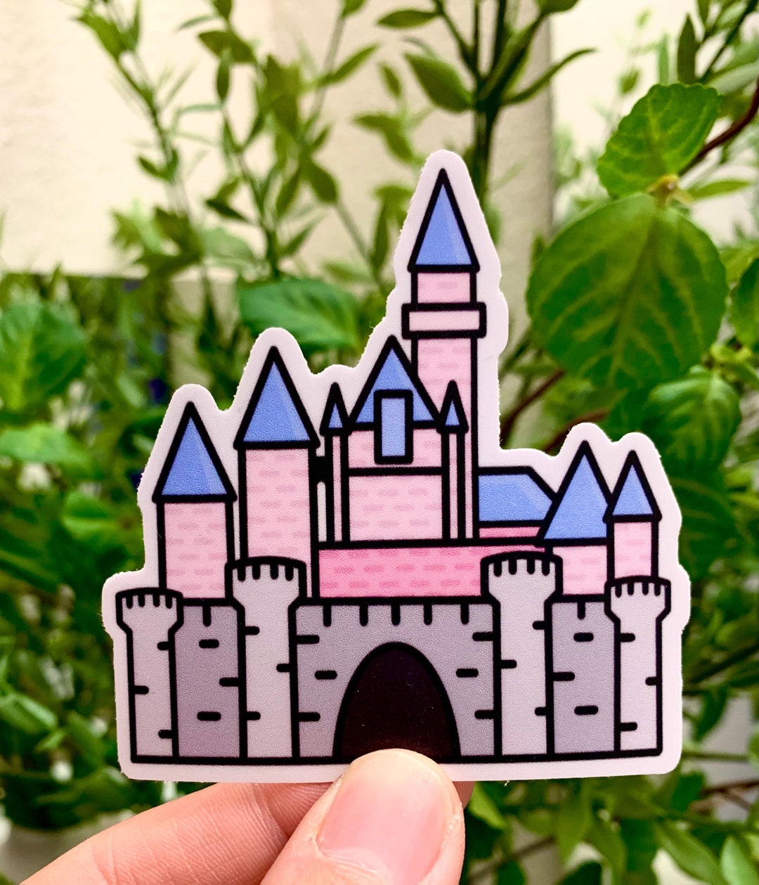 Disneyland Castle Sticker Disney Sticker Castle Sticker - Etsy