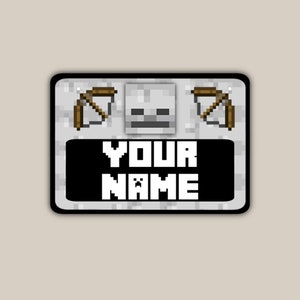 Creeper, Minecraft, Name Tags, Tags, Item Tags, School, Sticker, Back ...