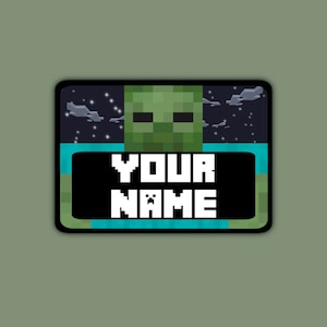 Creeper, Minecraft, Name Tags, Tags, Item Tags, School, Sticker, Back ...