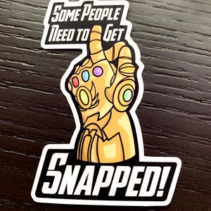 Infinity Gauntlet Sticker, Infinity Stones Sticker, Marvel Sticker ...