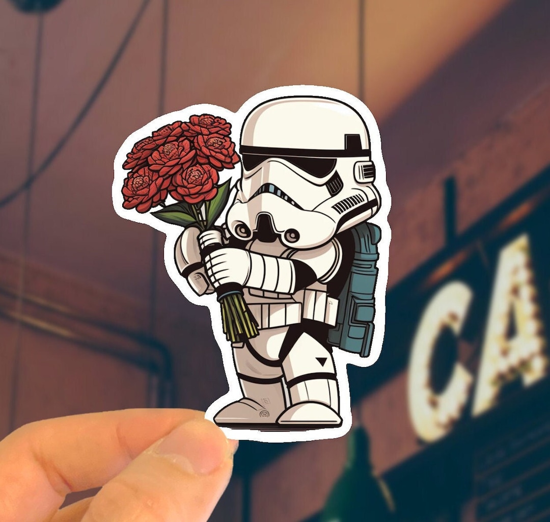 Stormtrooper, Flowers, Bouquet of Flowers, Flower Sticker, Star Wars ...