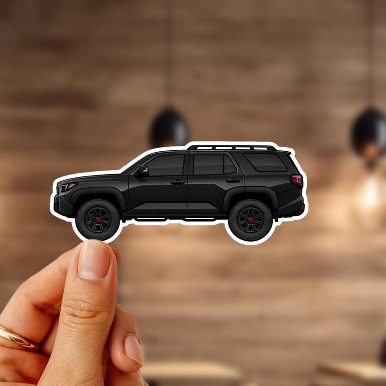 4runner TRD Pro Side Profile Sticker | off Road SUV Decal | Toyota ...
