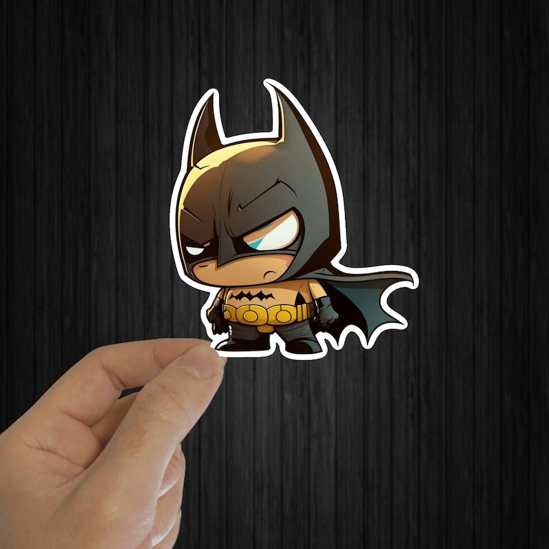 Batman Angry Batman Dark Knight Cartoon Batman Cute Batman - Etsy