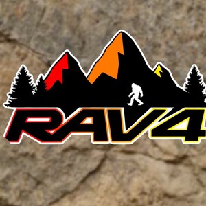 Rav4, Rav4 Sticker, Toyota Rav4, Toyota Rav4 Sticker, Rav4 SUV, Rav4 ...