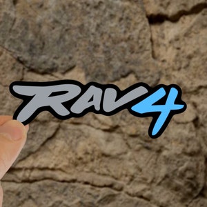 Rav4 Logo, Rav4, Rav4 Sticker, Toyota, Toyota Sticker, Retro - Etsy
