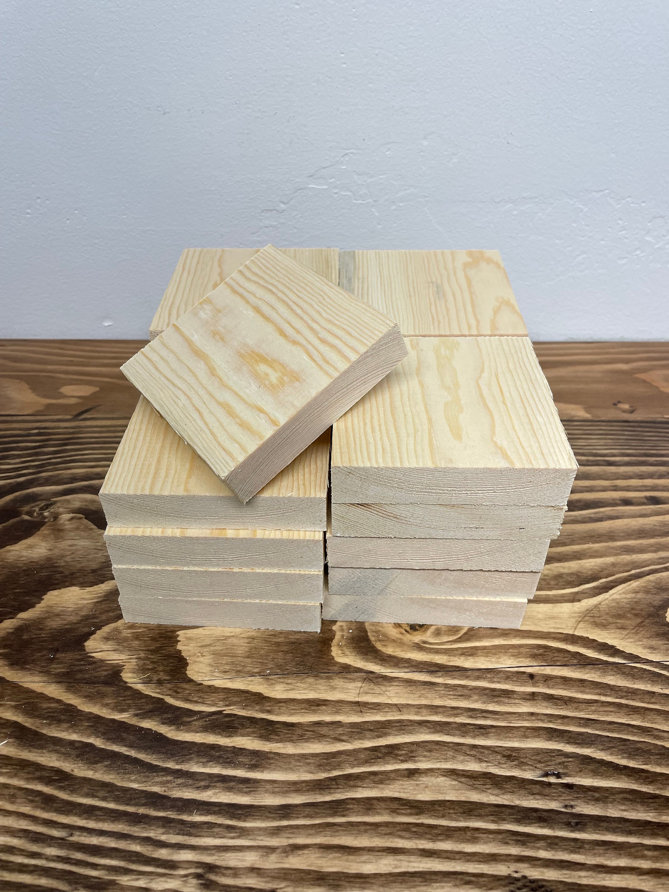 Wood Blocks Clear Pine (no Knots) - Etsy