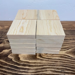 Wood Blocks Clear Pine (no Knots) - Etsy