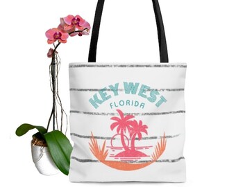 Key West Tote Bag Key West Gift Florida Keys Souvenir FL | Etsy