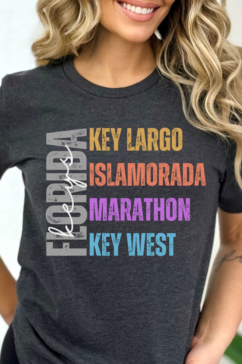 Florida Keys Shirt, Key West Shirt, Islamorada Tshirt, Florida Beach T ...