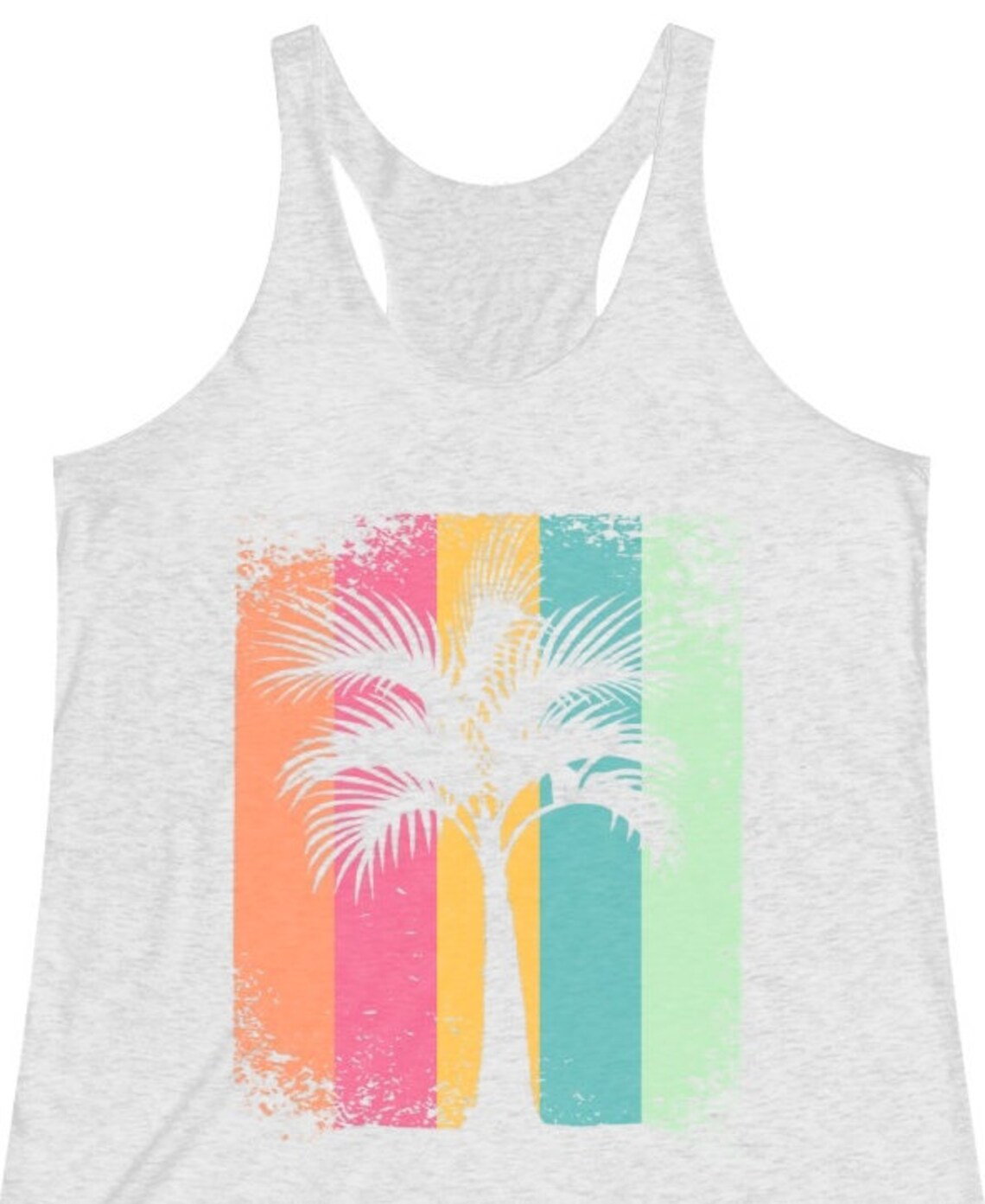 Palm Tree Tank Top Palm Tree Shirt Vacay Mode Vacation - Etsy