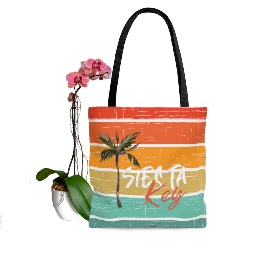 Siesta Key Tote Bag Siesta Key Gift Siesta Key Fl Bag Florida Souvenir ...