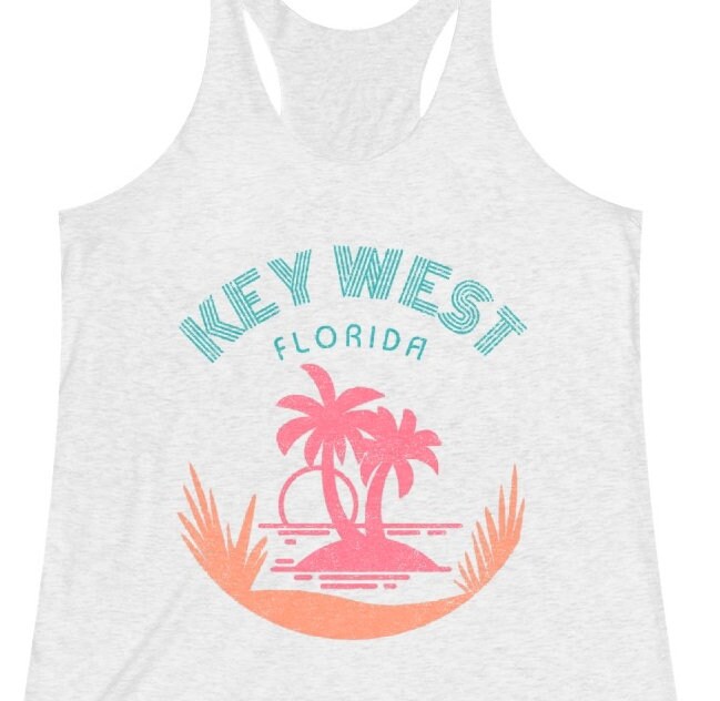 Key West Shirt Key West Tank Top Key West Gift Florida Tee | Etsy