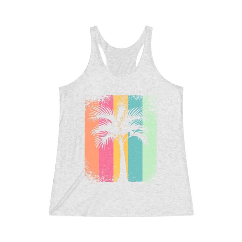 Palm Tree Tank Top Palm Tree Shirt Vacay Mode Vacation - Etsy