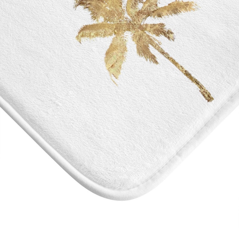 Palm Tree Decor Bath Mat Beach Decor Coastal Decor Beach Palm Tree ...