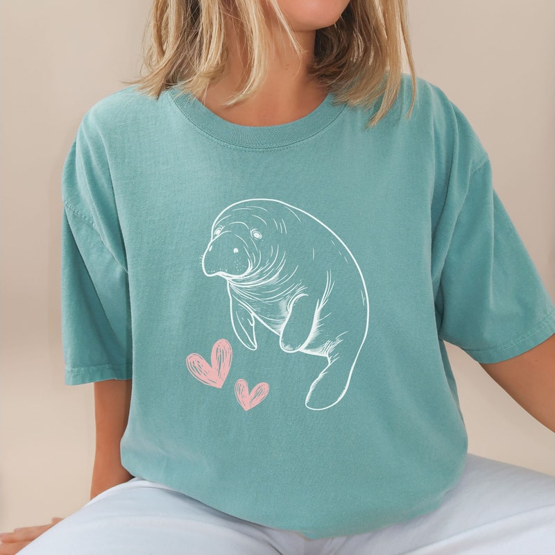 Manatee T Shirt - Etsy