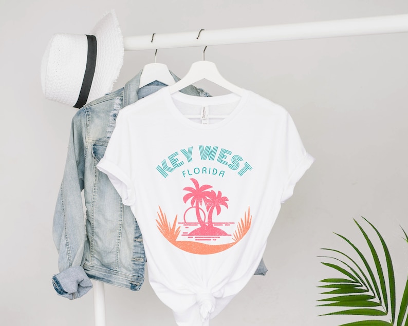 Key West Shirt Florida Beach Tshirt Key West FL T-shirt Key West Gift ...