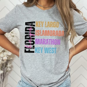 Florida Keys Shirt, Key West Shirt, Islamorada Tshirt, Florida Beach T ...