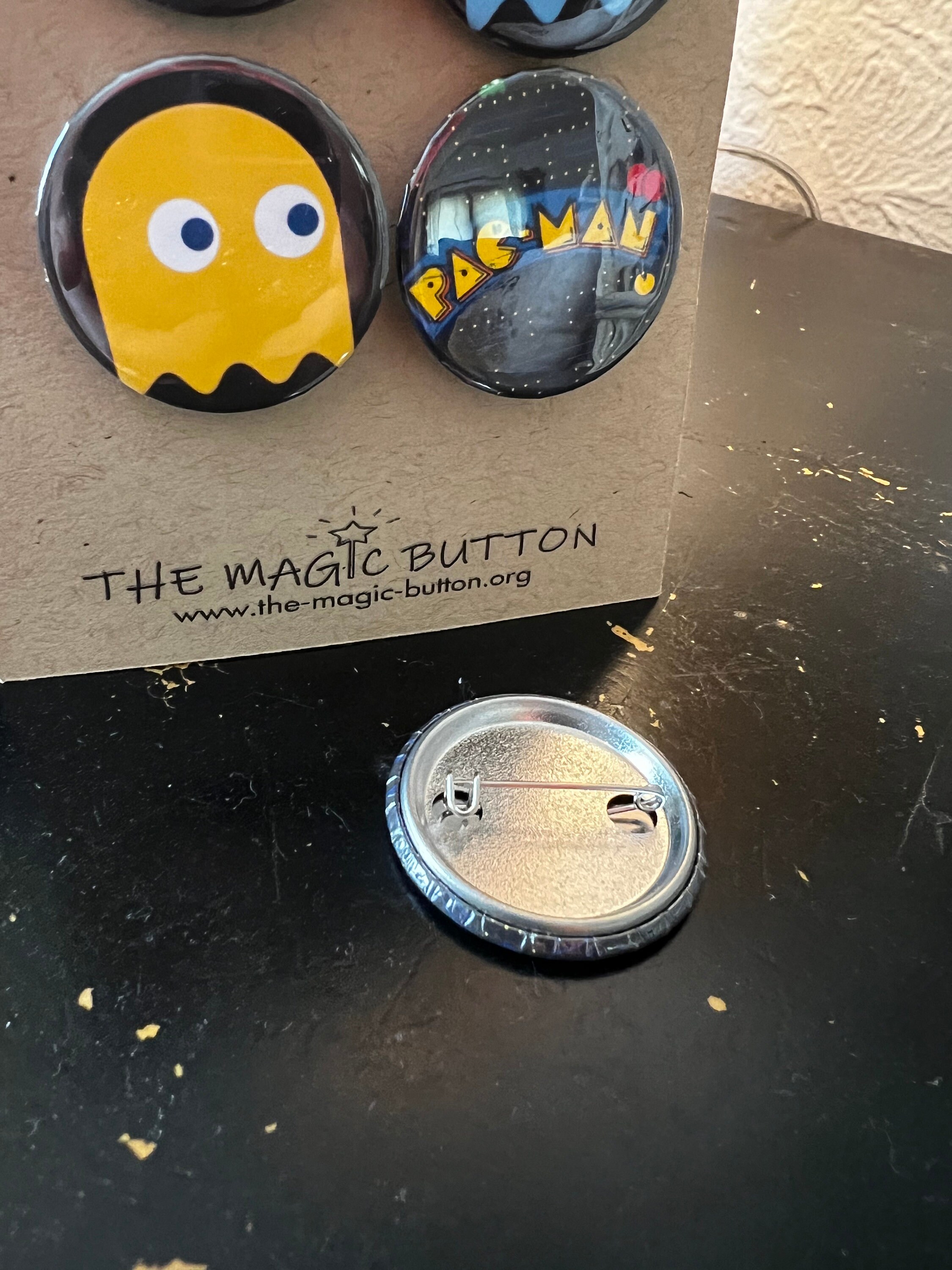 Pacman 1.25 Buttons, Magnets, Keychains, Retractable Badge Clips - Etsy