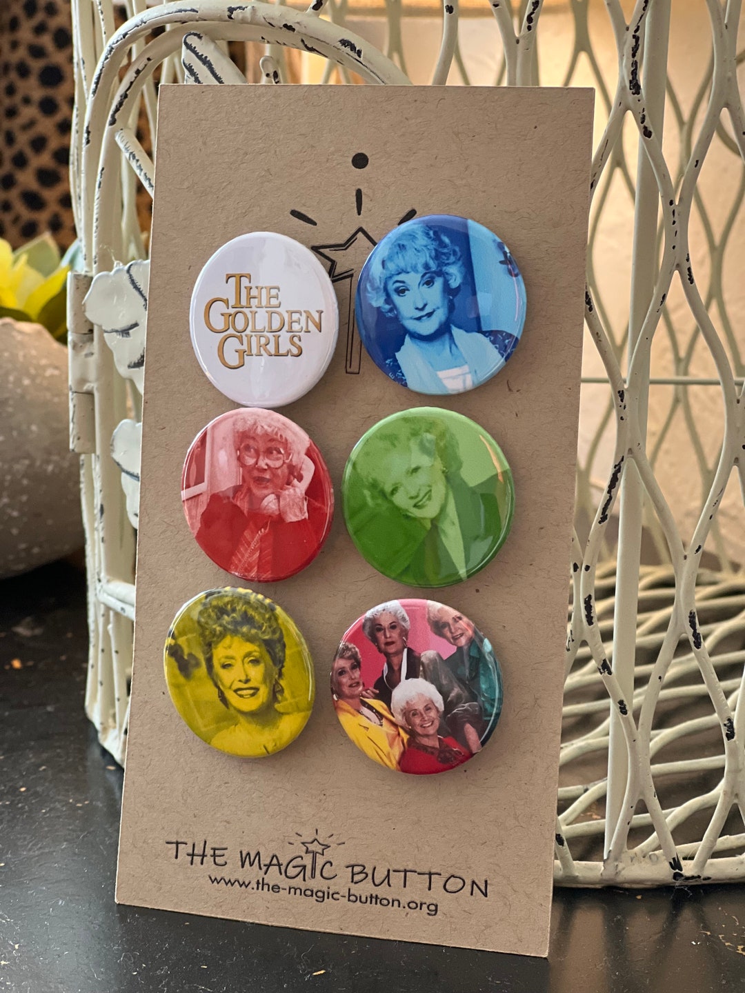 The Golden Girls 1.25 6 Pack Buttons - Etsy