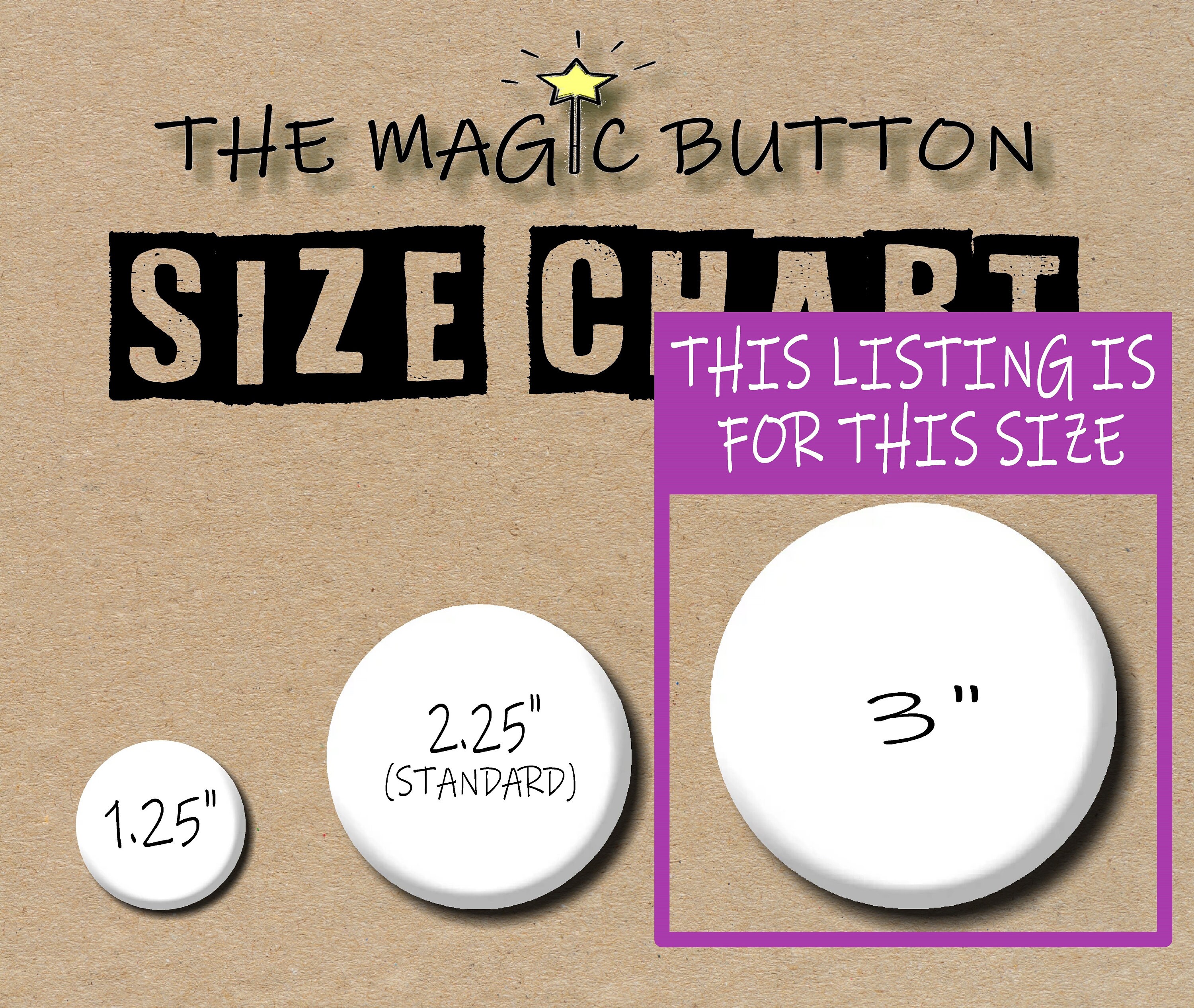 Stay Magical Button - Etsy