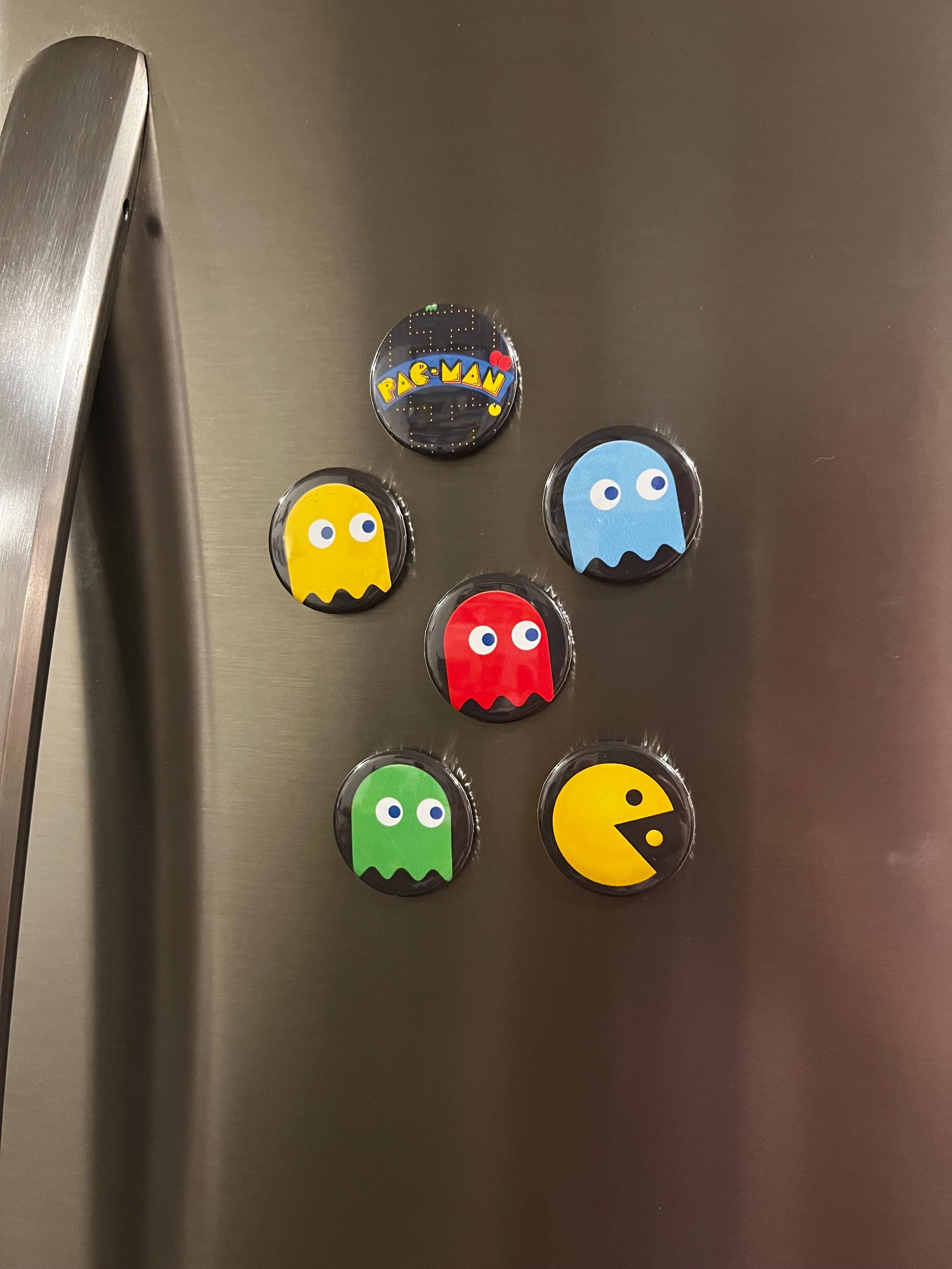 Pacman 1.25 Buttons, Magnets, Keychains, Retractable Badge Clips - Etsy