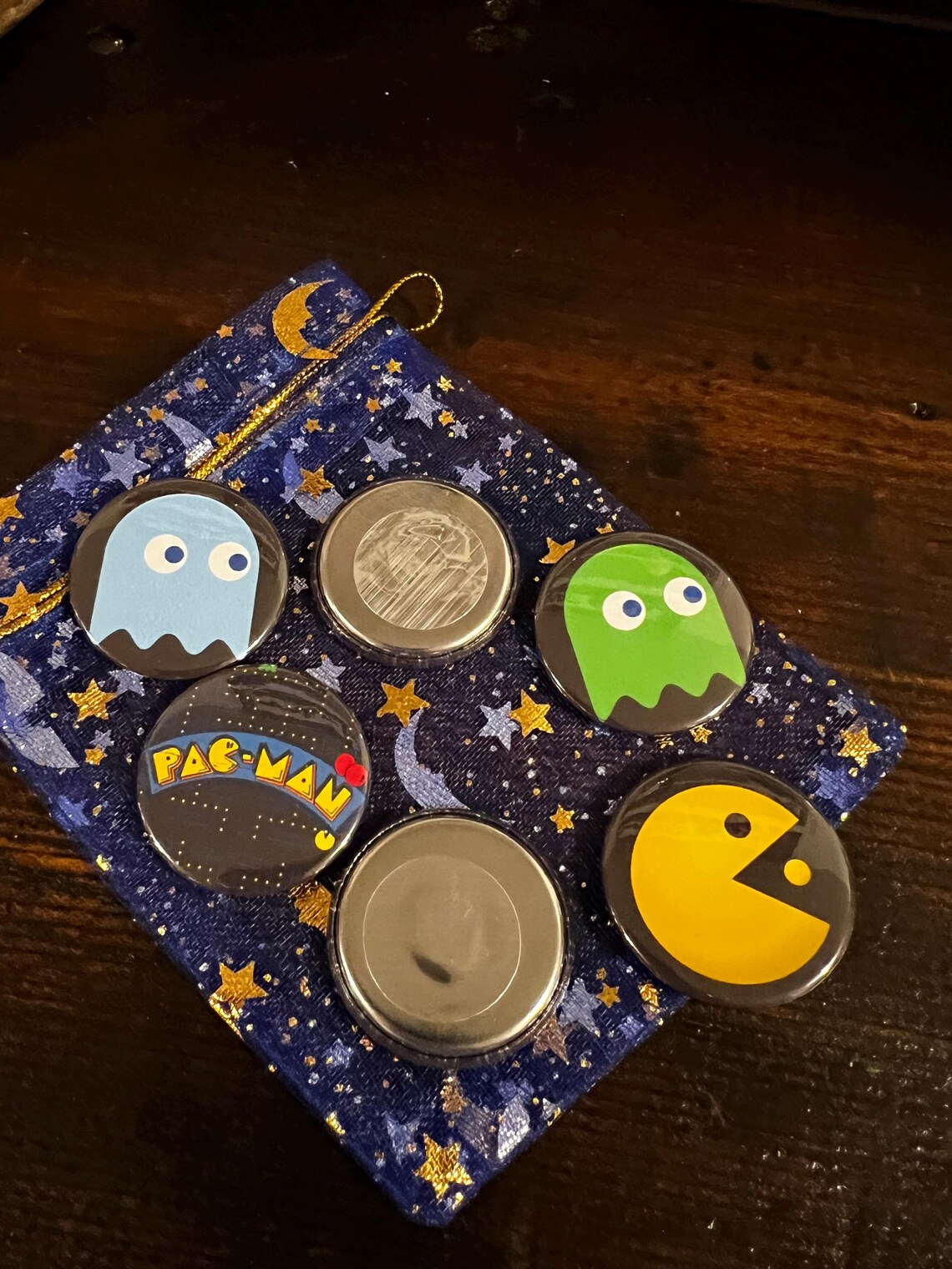 Pacman 1.25 Buttons, Magnets, Keychains, Retractable Badge Clips - Etsy