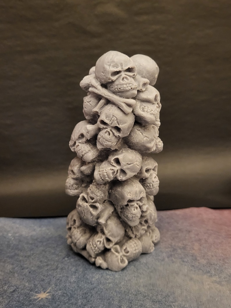 Skull & Bones Candle - Etsy