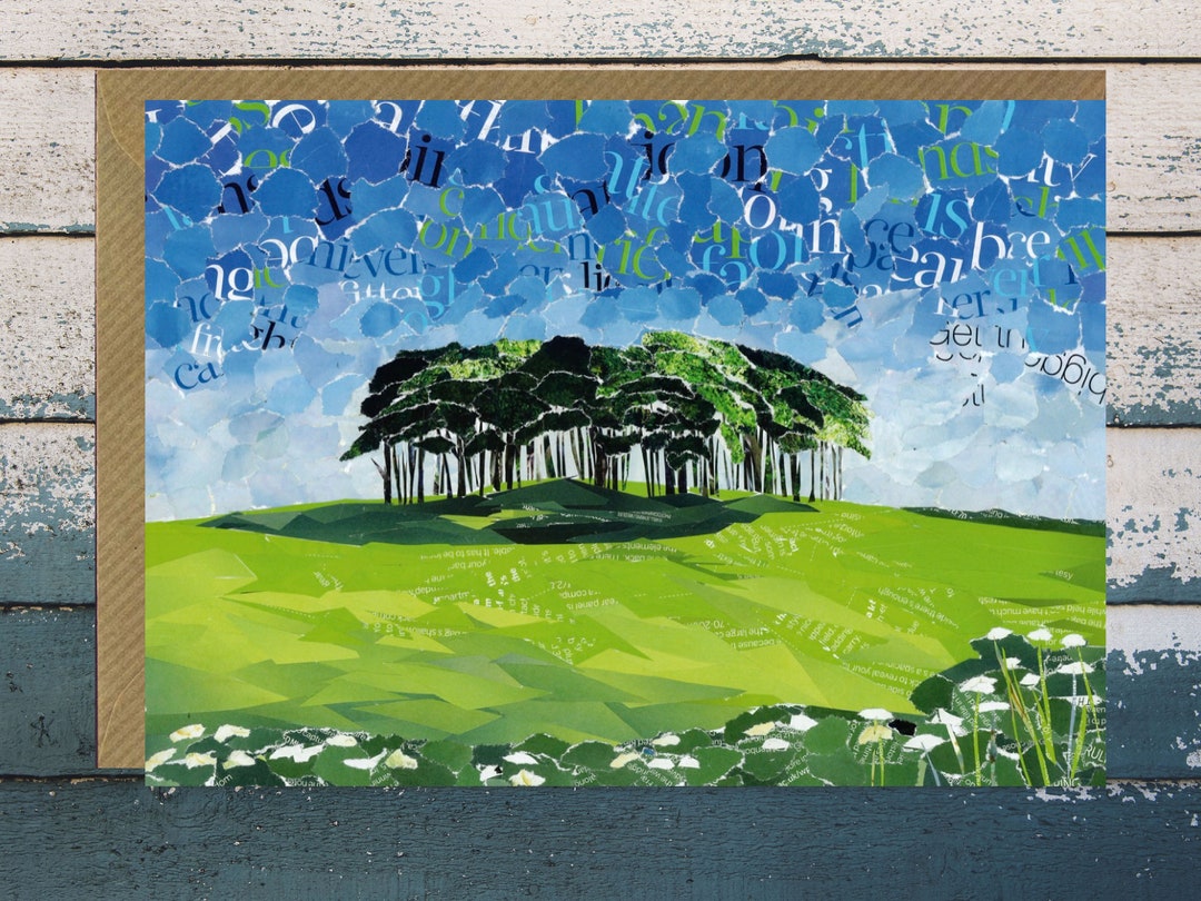 Coming Home Trees, Nearly Home Trees, Cornwall, Greeting Card Blank ...