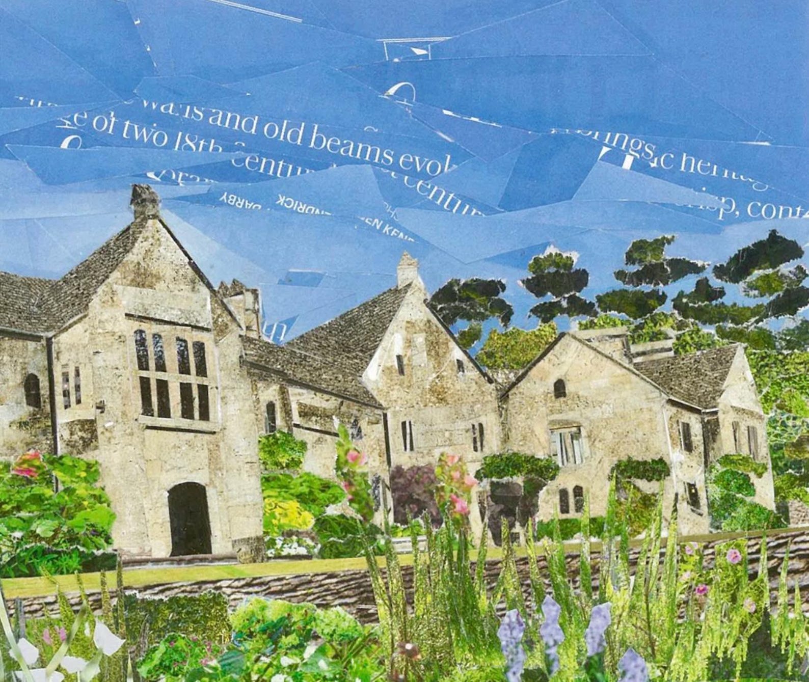 Cotehele Summer, Cornwall, Art Print, Collage - Etsy