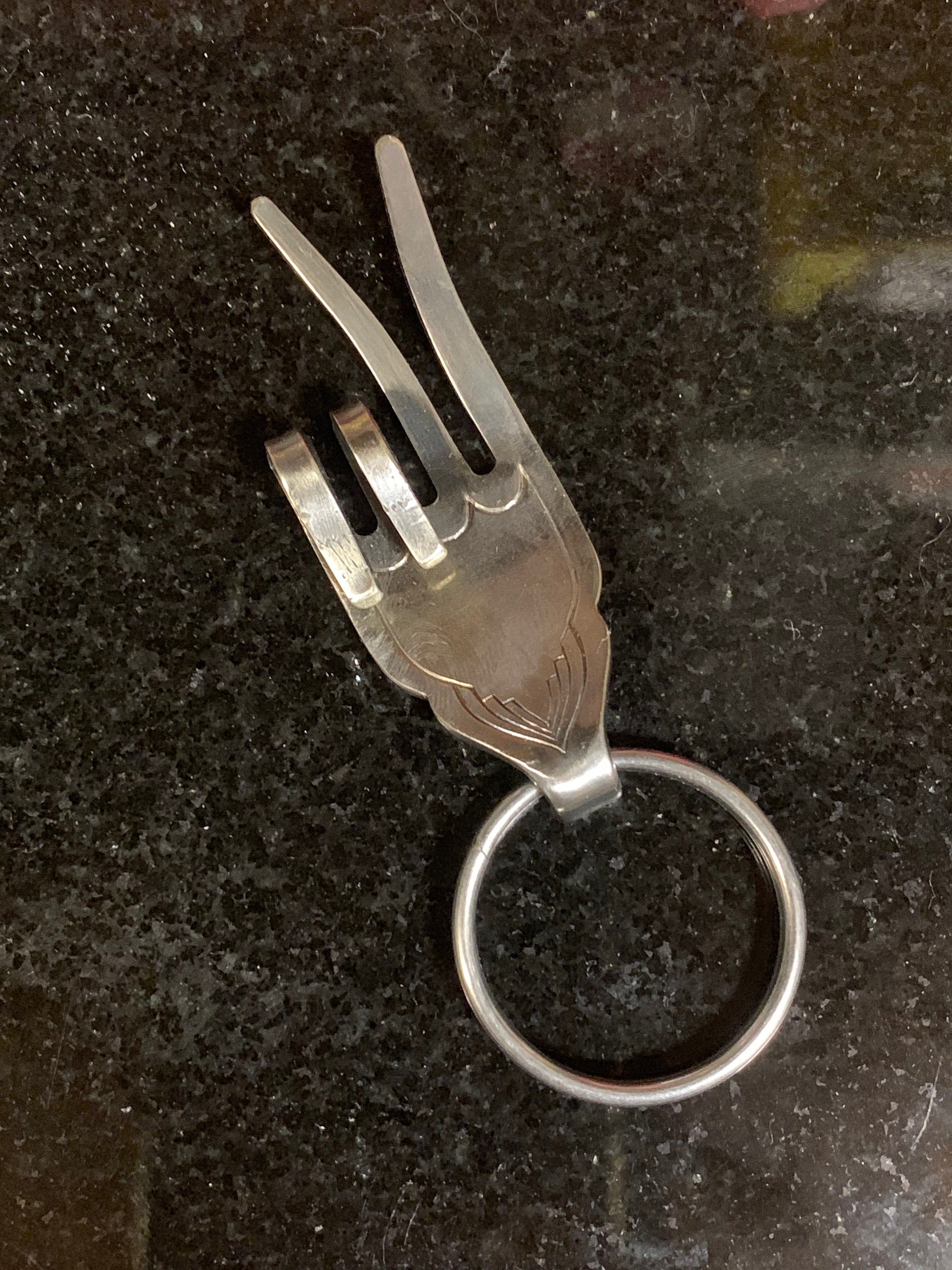 Fork Peace Sign Keyring up Cycled Vintage Cutlery - Etsy