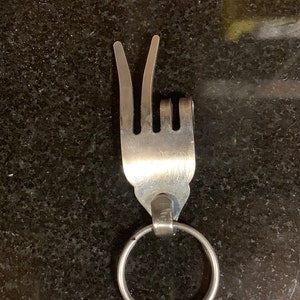 Fork Peace Sign Keyring up Cycled Vintage Cutlery - Etsy