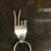 Fork Peace Sign Keyring up Cycled Vintage Cutlery - Etsy