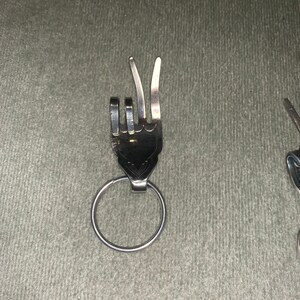 Fork Peace Sign Keyring up Cycled Vintage Cutlery - Etsy