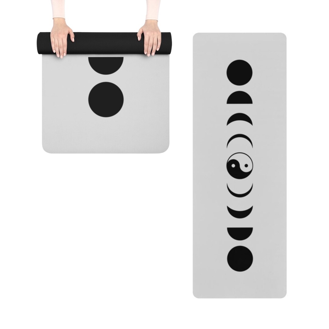Moon Phases Yin Yang Yoga Mat, Yoga Lover Gift, Self Love - Etsy