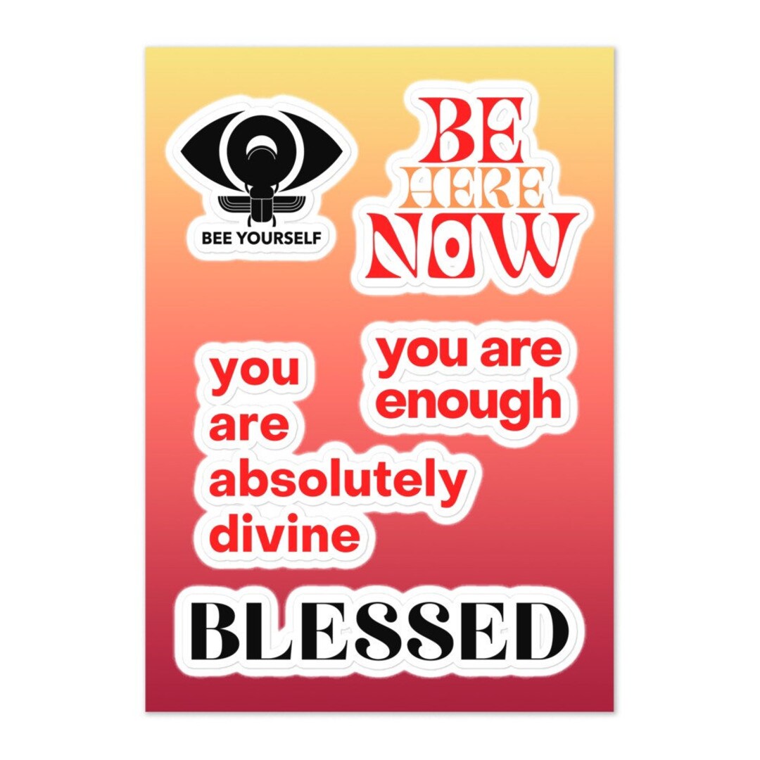 Empowering Affirmation Stickers Self-love, Confidence Boost ...