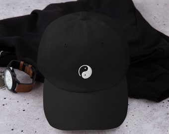 YIN YANG Baseball Hat Embroidered Dad Cap Spiritual Zen - Etsy